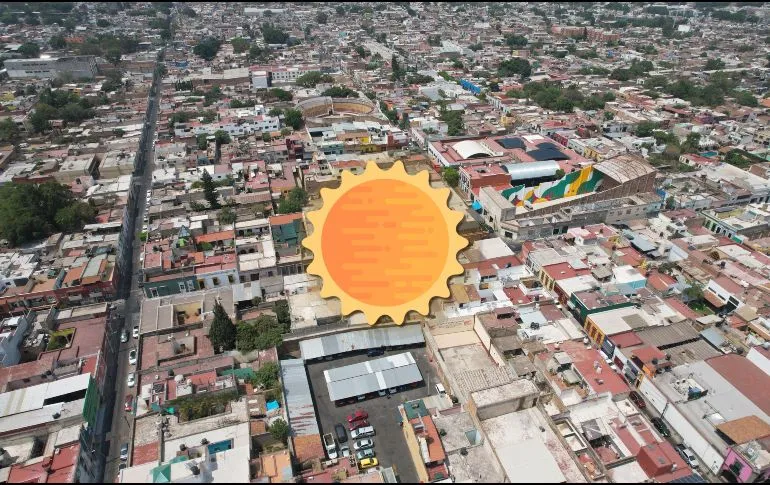 ¿Dónde se encuentran las islas de calor en Guadalajara?